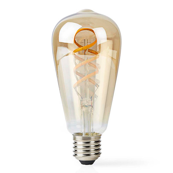 Nedis Smart lamp E27 | Edison ST64 | Goud | 1800-6500K | WiFi (Tuya) | 4.9W Nedis 123led.nl